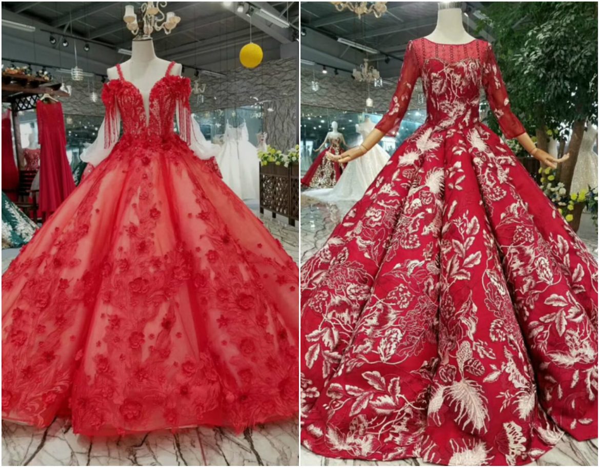 9 Best Red and White Wedding Dresses in 2024 - Royal Wedding