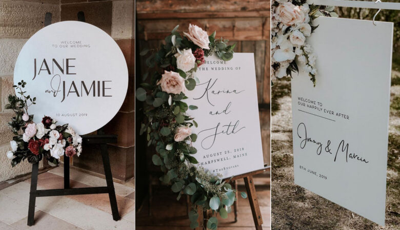 Wedding Signage Tips And Ideas That Are Fun & Functional - Royal Wedding